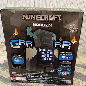 Mattel | Toys | Mattel Minecraft Warden Figure With Battle Lights And ...